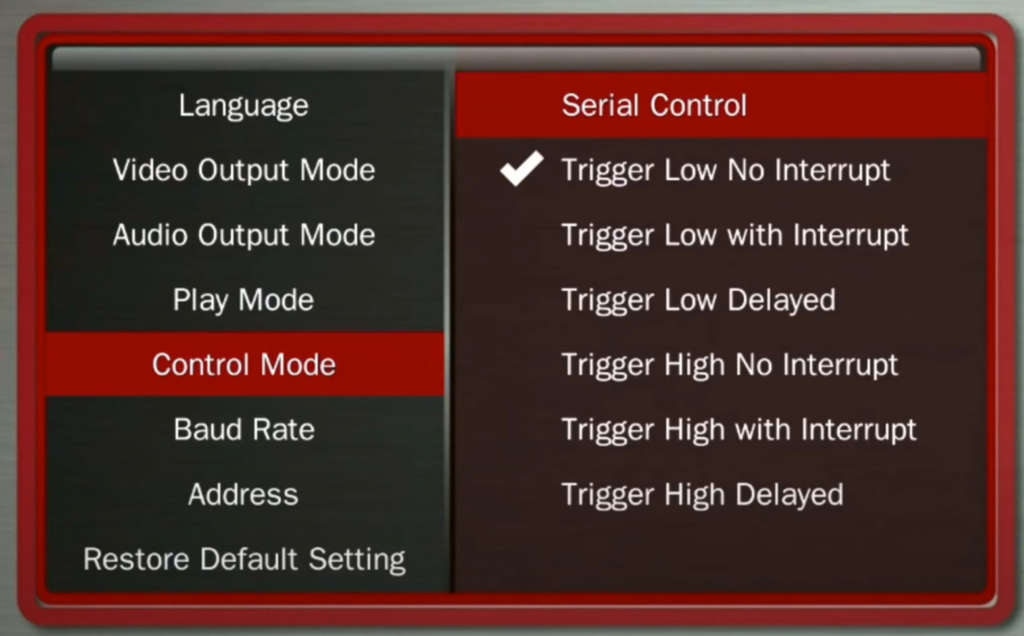 Sprite Media Player (DV-S1): Connect a motion sensor ...