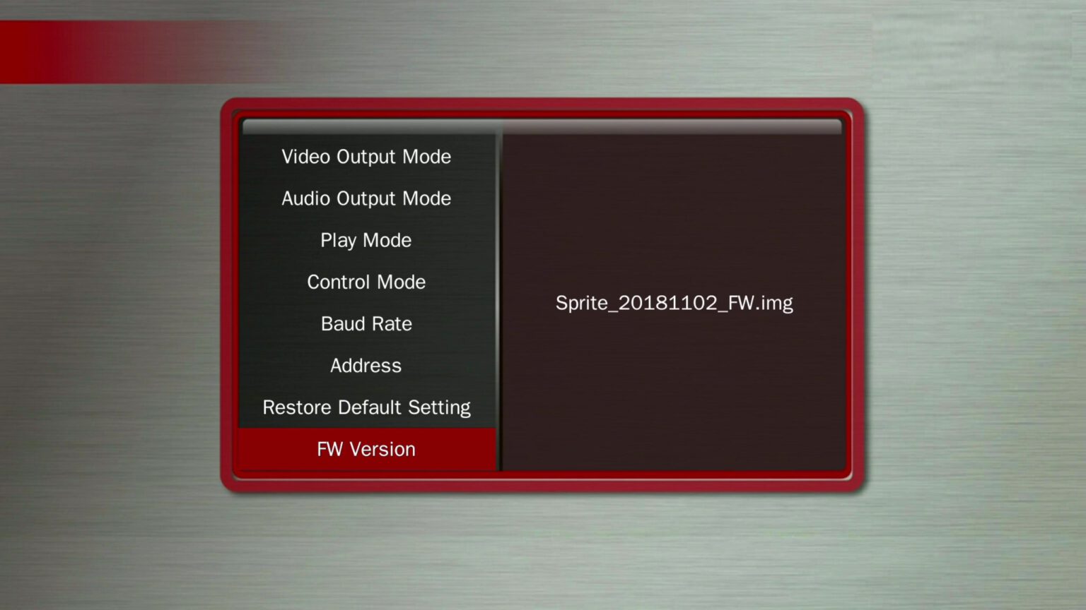 Sprite Media Player (DV-S1): Update Firmware - DigitalDecorationPlayer