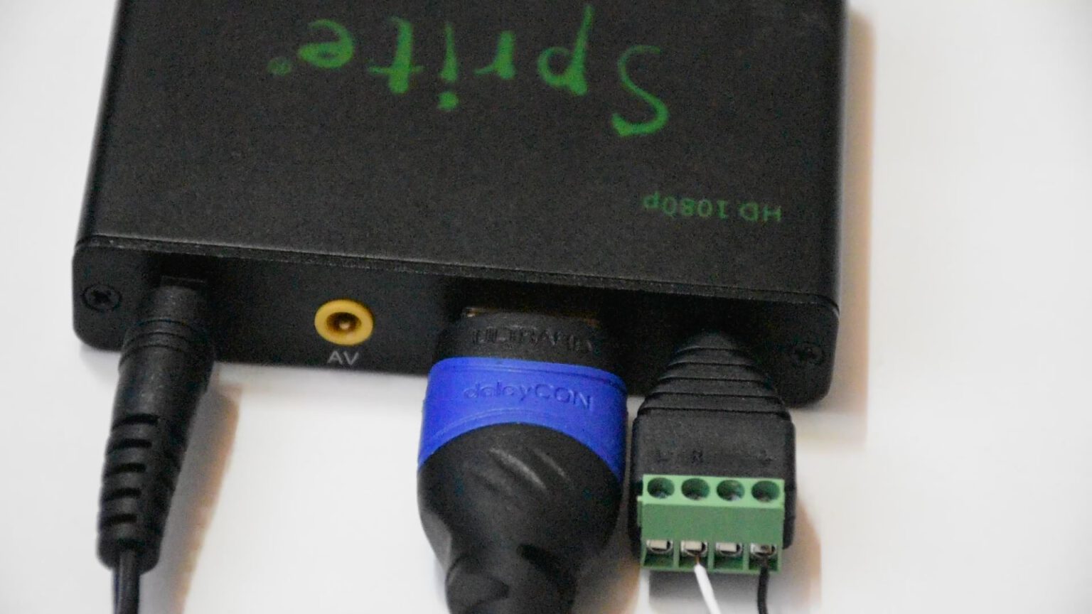 Sprite Media Player (DV-S1): Connect a push button ...